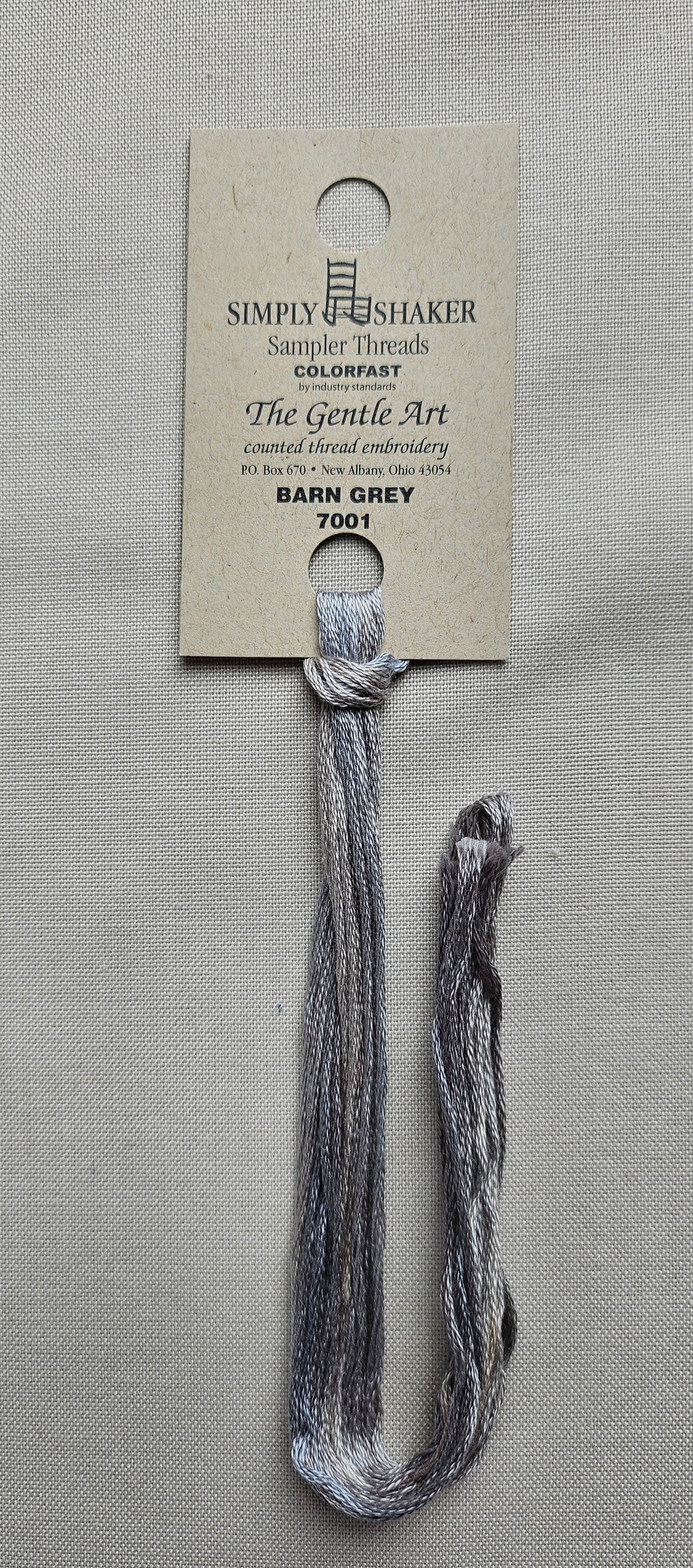 Gentle Art Sampler Thread - Barn Grey – The Makers Studio